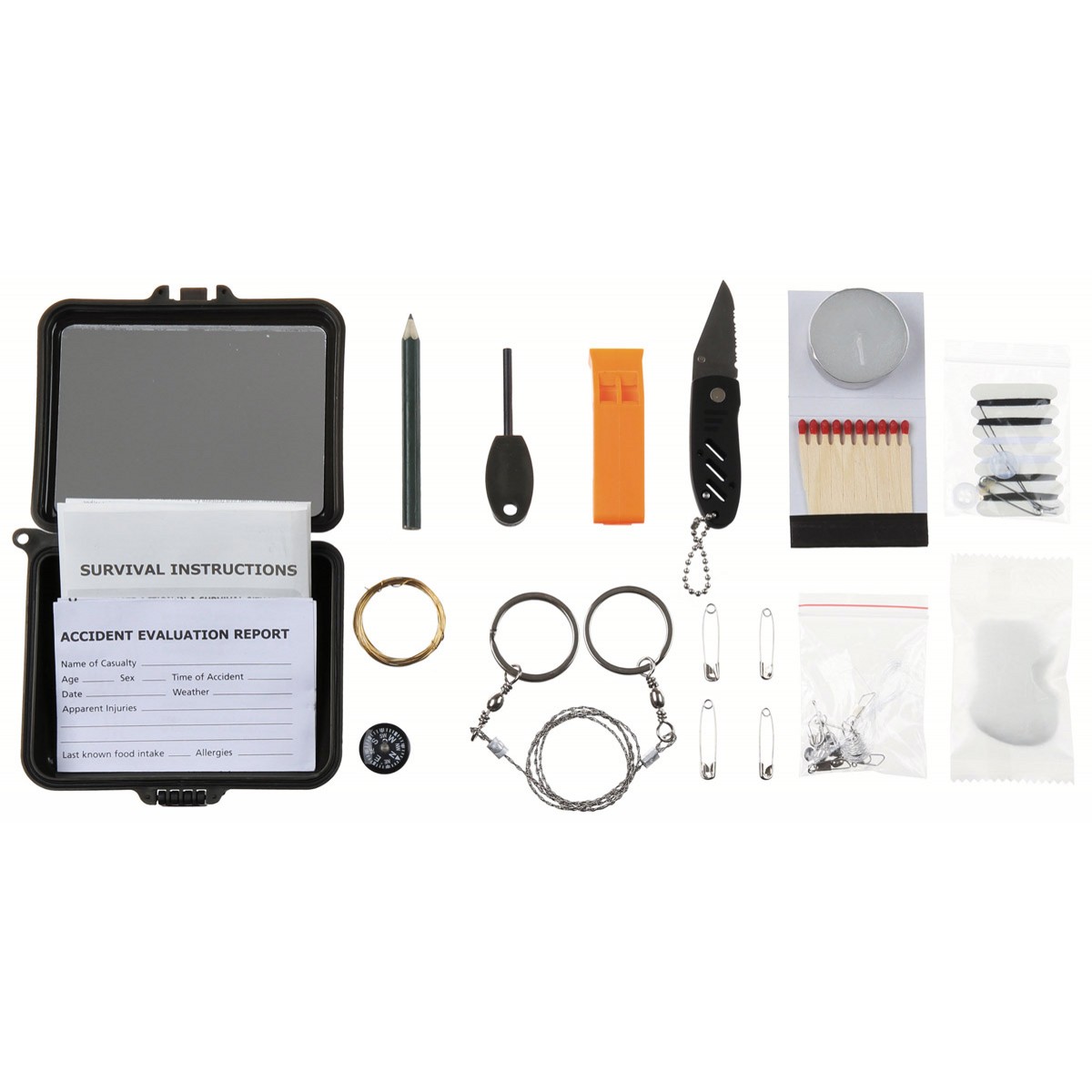 Überlebensset Combatbox 36 teilig - Outdoor-Checkpoint
